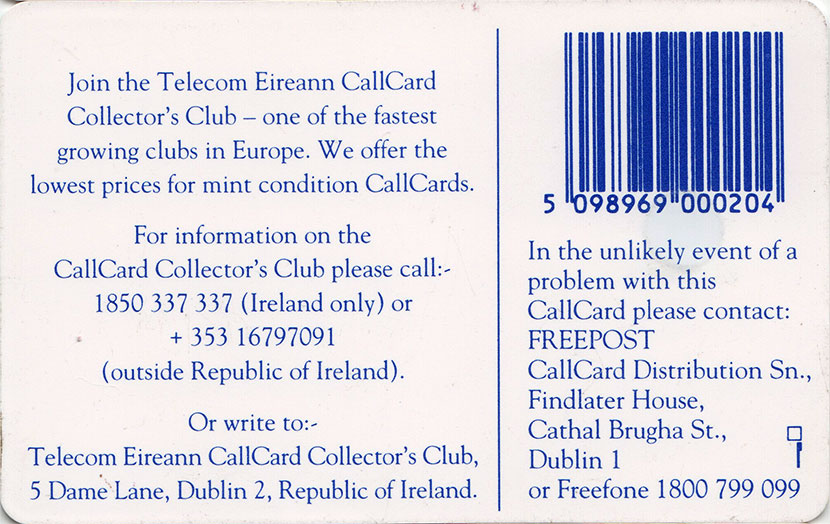 CallCard Collectors Club - The Irish Callcards Site