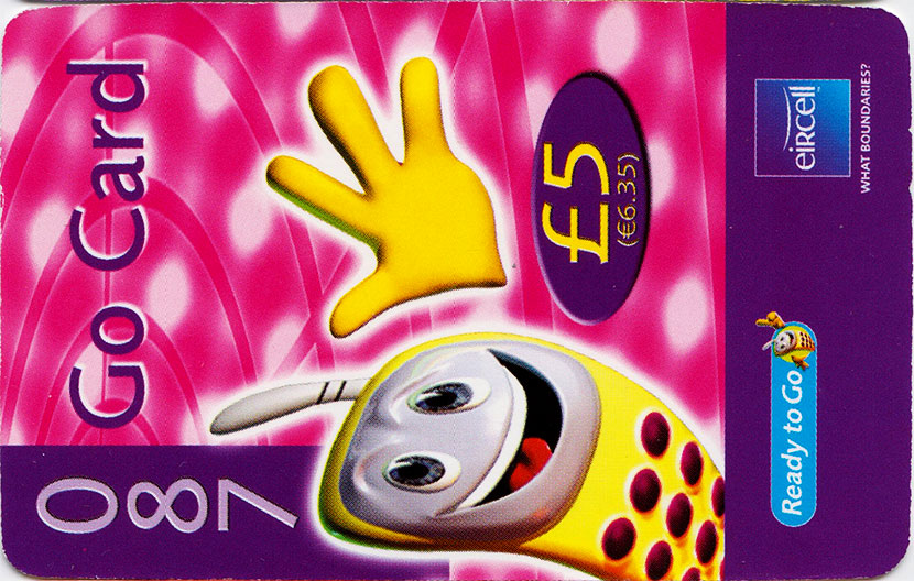 Eircell Ready to Go 087 Go Card - The Irish Callcards Site