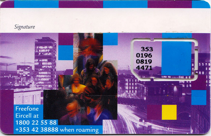 Eircell Rush Hour GSM SIM Card - The Irish Callcards Site