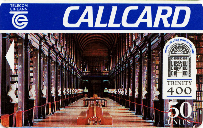 Trinity College (Dummy Card) - The Irish Callcards Site
