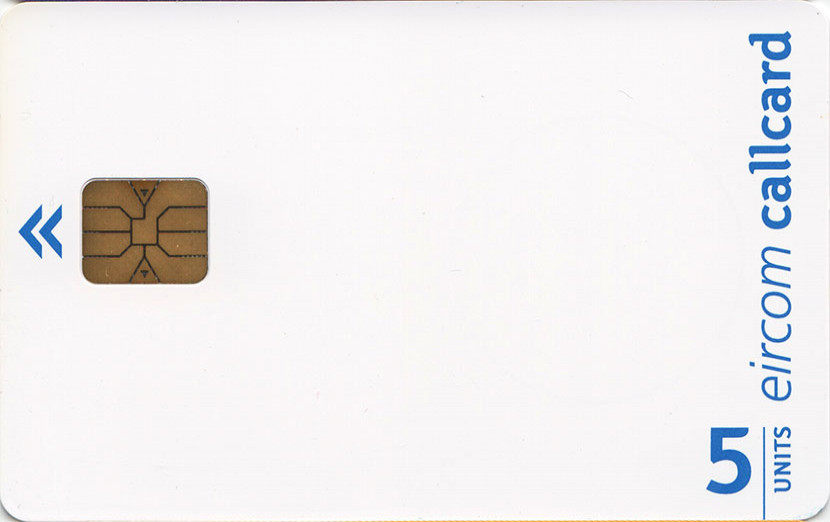 Eircom Blank Promotion Card - The Irish Callcards Site