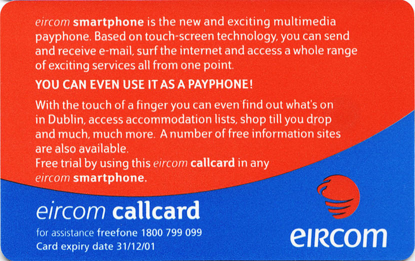 Eircom Smartphone - The Irish Callcards Site