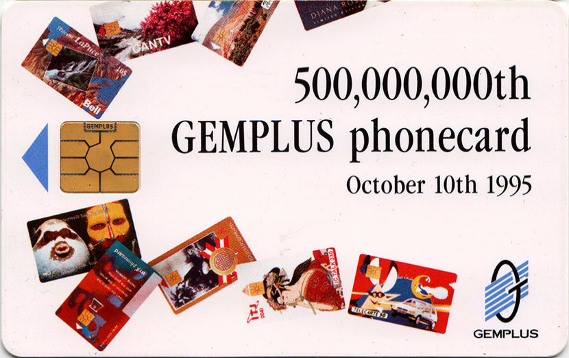 Gemplus 500 Million Promotional Card - The Irish Callcards Site