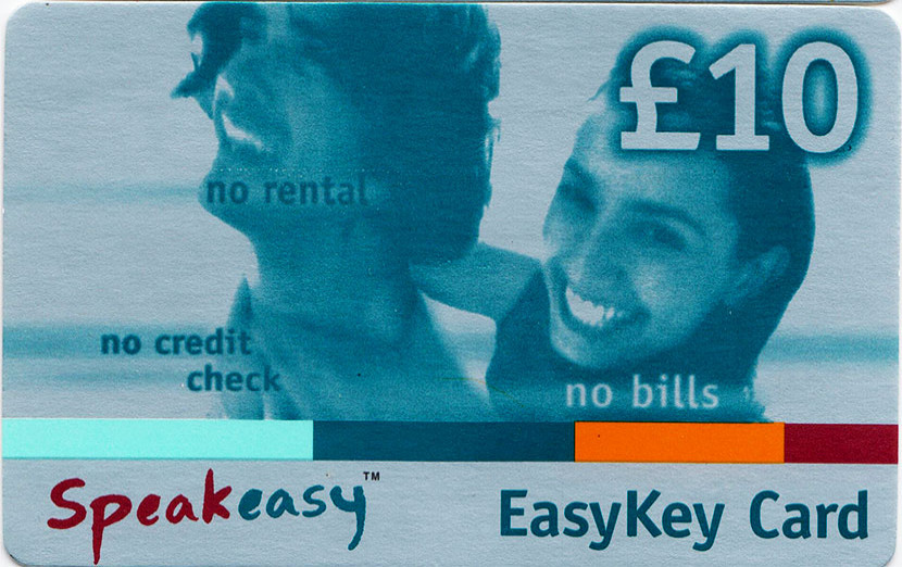 Esat Digifone Speakeasy EasyKey card - The Irish Callcards Site