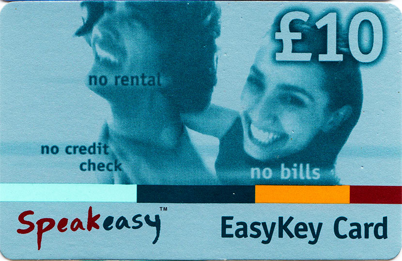 Esat Digifone Speakeasy EasyKey card - The Irish Callcards Site